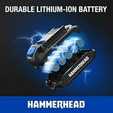 Hammerhead 20V 1/4 Inch Cordless Impact Driver Kit with 1.5Ah Battery ...
