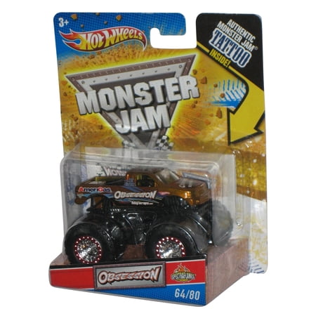 Hot Wheels Monster Jam (2010) Obsession Toy Truck #64/80 w/ Tattoo ...