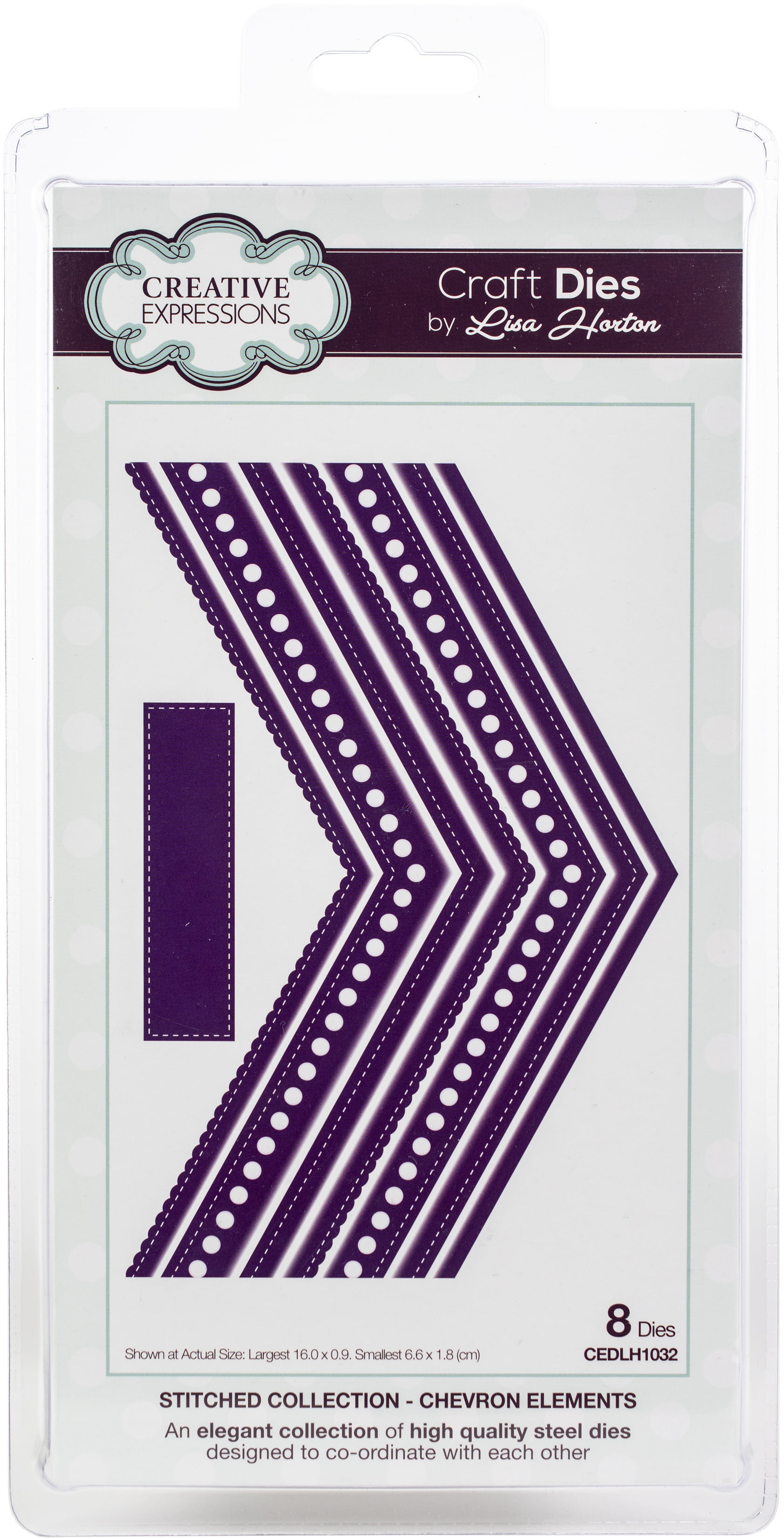 Creative Expressions Stitched Craft Dies By Lisa Horton-Chevron ...