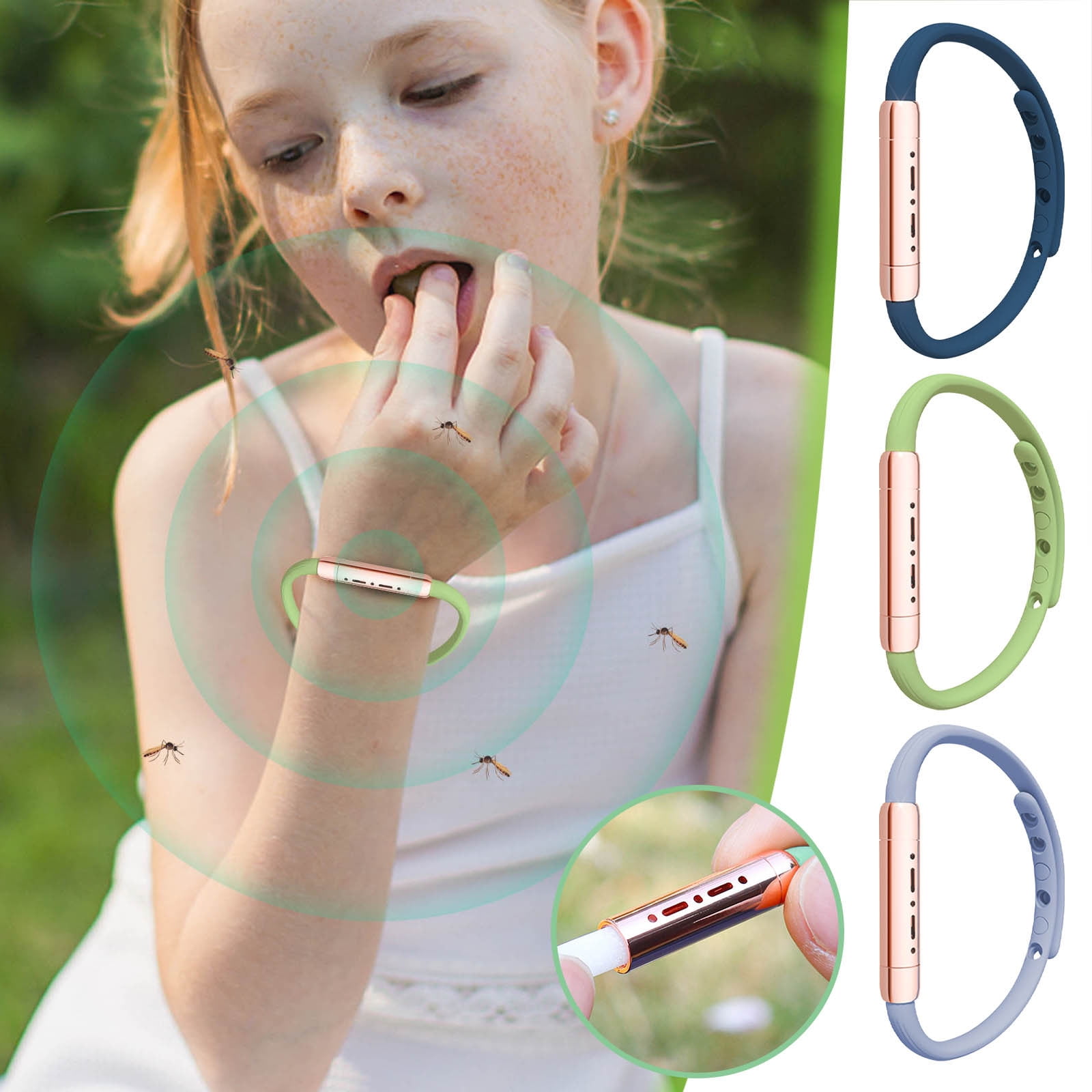 Pulseras Repelentes de Mosquitos Ganfancp Control Envuelto para Niños ...