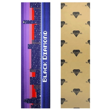 Black Diamond Skateboard Griptape Sheet 9" x 33" Glitter Red - Walmart.com