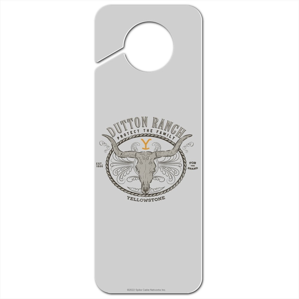 Yellowstone TV Show Badge Plastic Door Knob Hanger Sign - Walmart.com