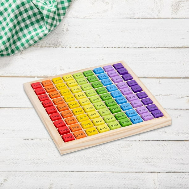 Wooden Multiplication Table, Times Table, Montessori Math Manipulatives ...