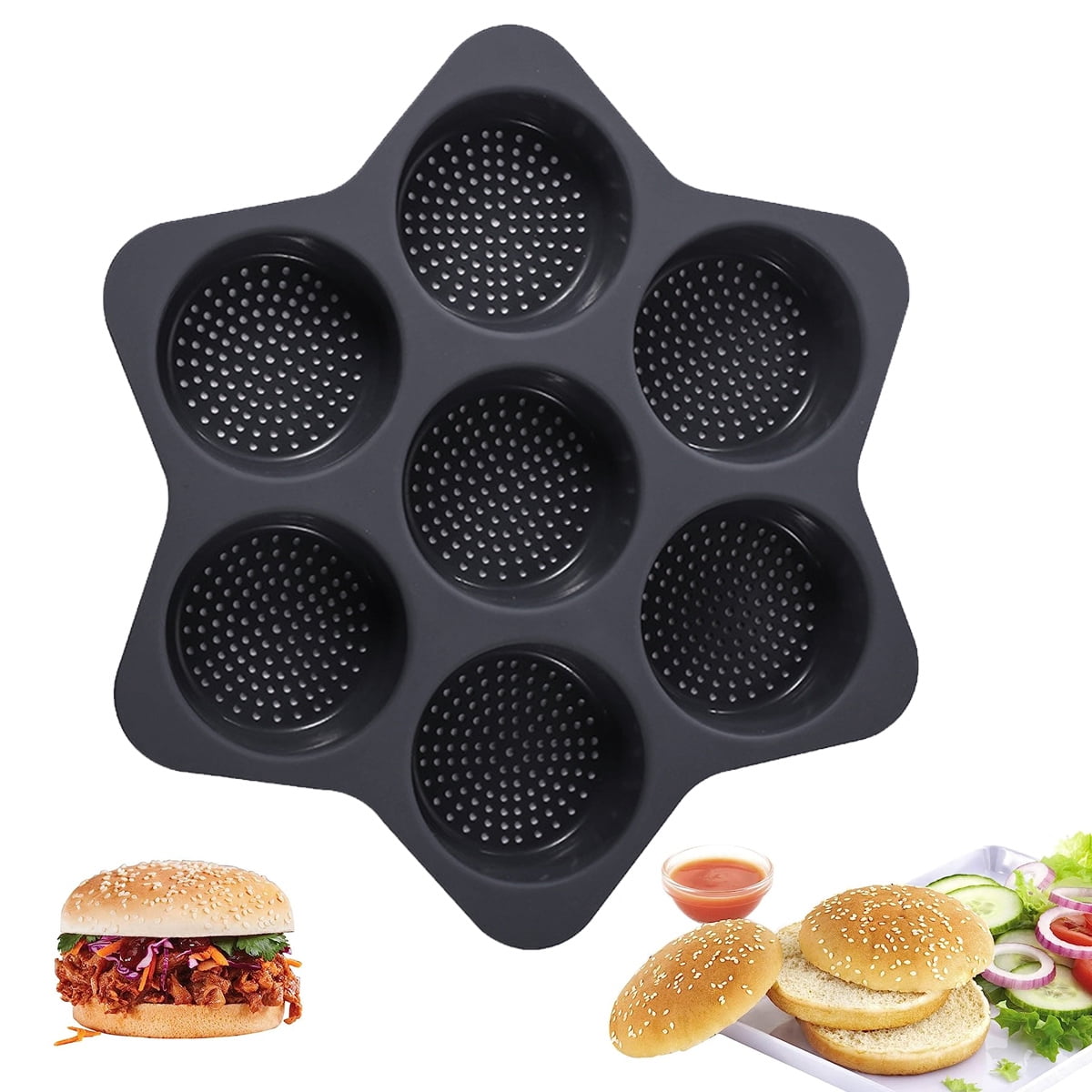 Click here for Taiwo Silicone Hamburger Bun Pan  Perforated Silic... prices