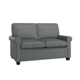 Mainstays Tatum Twin Sleeper 56.25" Loveseat, Dark Gray - Walmart.com