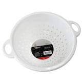 Chef Craft Large Pasta Plastic Colander, 11x5 inch, 5 Quart, White ...