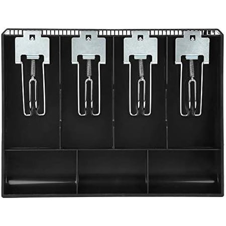 Cash Drawer Register Insert Tray Replacement Cashier with Metal Clip 4 ...