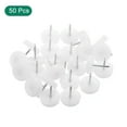 Uxcell Nail on Furniture Glides, 50 Pack 17.5mm Plastic Furniture Feet ...