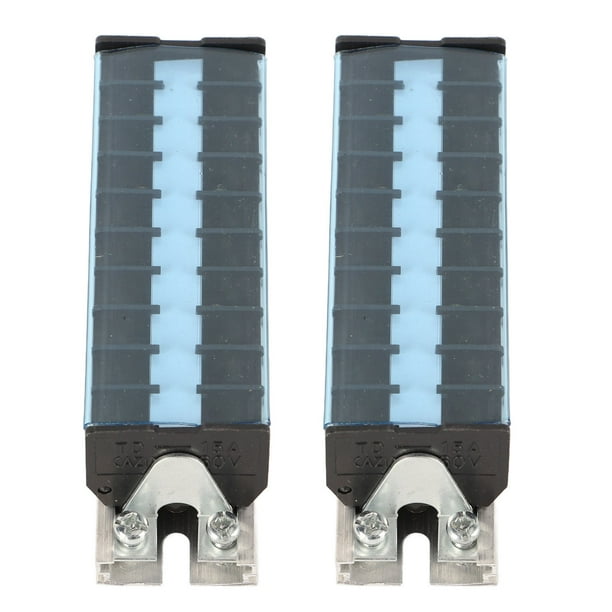Terminal Block, Insulated Terminals Barrier 660V 15A Dual Rows For ...