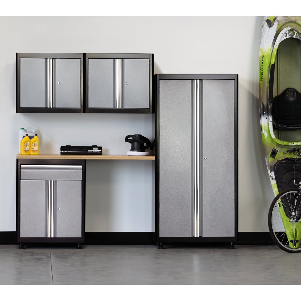 75 in. H x 96 in. W x 18 in. D Welded Steel Garage Storage System in ...