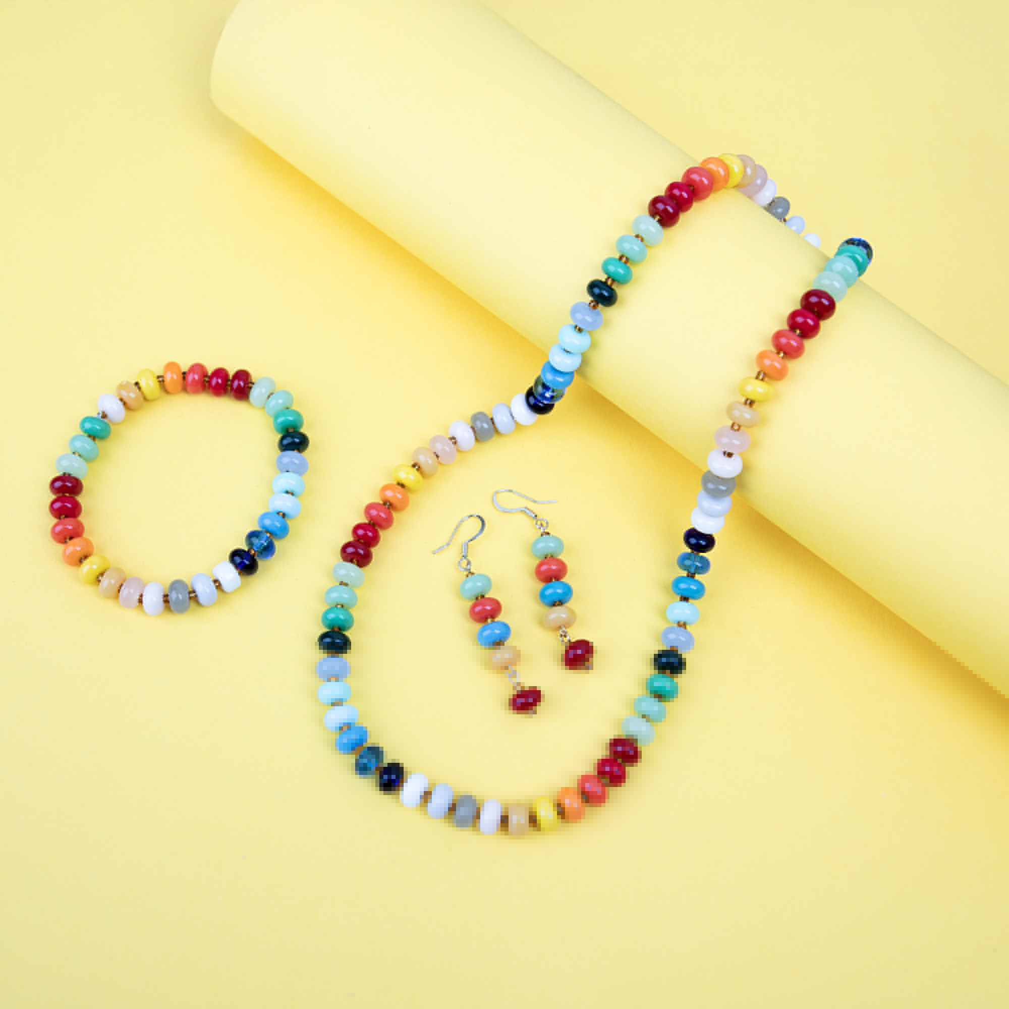 Cousin DIY Rainbow Bead Mix for Jewelry Making, 460 Colorful Beads ...