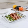 Baking Sheet with Rack, 9x13 Stainless Steel Quarter Sheet Pan with ...