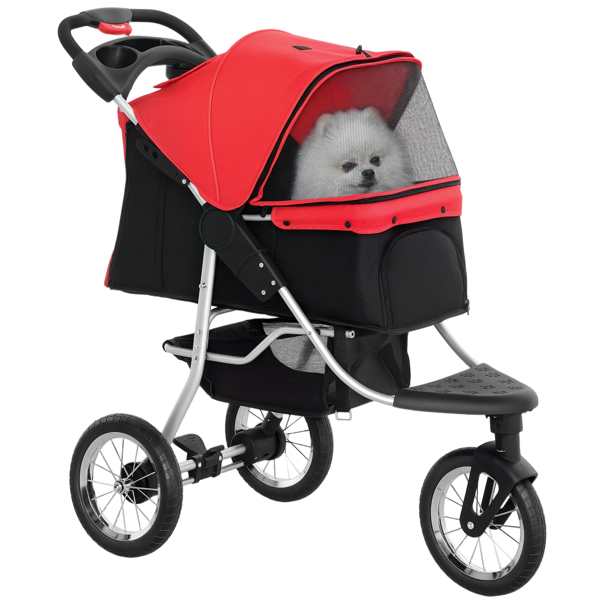 Click here for Pawhut Luxury Pet Stroller Lightweight Dog Cat Tra... prices