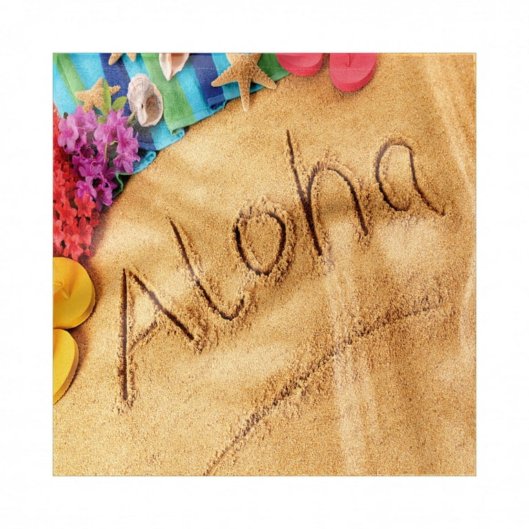 Aloha Written Sand