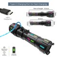 High Lumen LED Flashlight, Multi-Mode Rechargeable Flashlight with ...