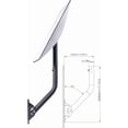 Universal Antenna Mounting Pole 1.5" Dia x 17" L, Heavy Duty J Mount ...