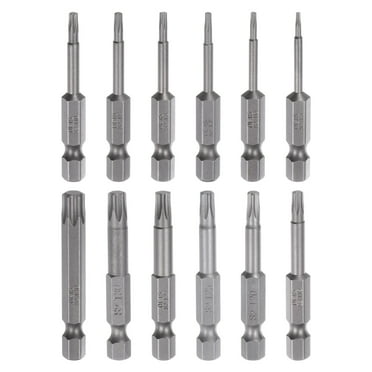 Tonsiki Torx Bit Set with Screwdriver Handle ,50mm Security Torx ...