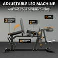 syedee Leg Curl Machine, 2-in-1 Leg Extension and Curl Machine ...