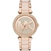 Michael Kors Women's Parker Original Wrist Watch, Stainless Steel, Rose ...