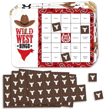 Big Dot of Happiness Western Hoedown - Wild West Cowboy Party Scavenger ...