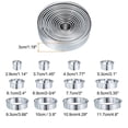 Cterwk 12pcs/set Stainless Steel Round Cookie Cutter DIY Pastry Biscuit ...