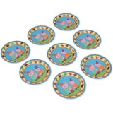 7" Peppa Pig Round Paper Party Plate, 8ct - Walmart.com