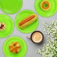 PHYSUN-50Pcs Lime Green Paper Plates - 9\u201d Paper Round Bulk Dinner ...