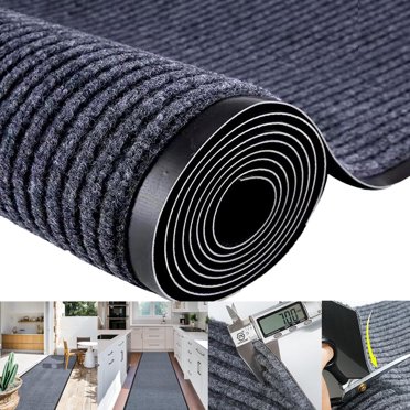 Heavy Duty Catalina Home Clear Vinyl Non-Slip Carpet Protector Floor ...