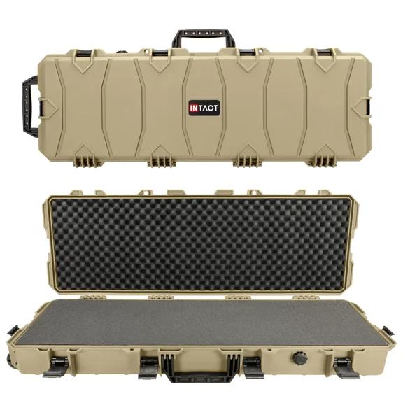 VEVOR 50-Inch Lockable Hard Rifle Case – Waterproof, Crushproof, and ...
