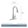 Moen Spot Resist Stainless One-Handle Pulldown Kitchen Faucet - Walmart.com