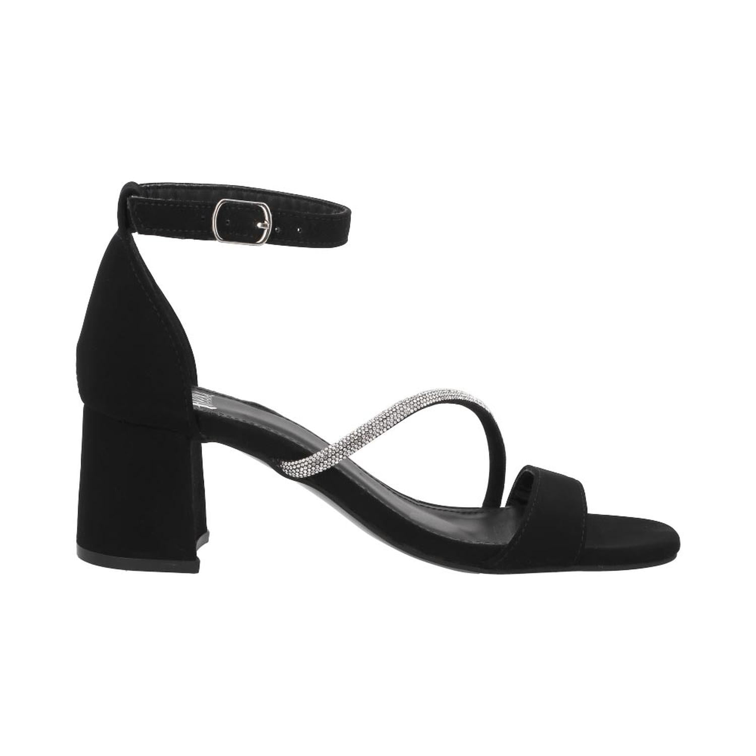 Zapatillas Mujer HEAD OVER HEELS Tacon Cuadrado Formal negro 23 ...