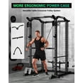 JELENS C11 Multi-Function Power Rack, 2000 lbs Power Cage with ...