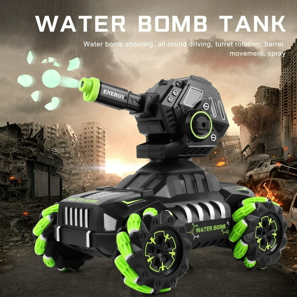 HOARBOEG Kid Toys RC Tank Car,12Km/h All Terrains Electric Vehicle Can ...