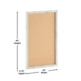 Merrick Lane 20x30 Cork Display Board with Wooden Frame and Push Pins ...