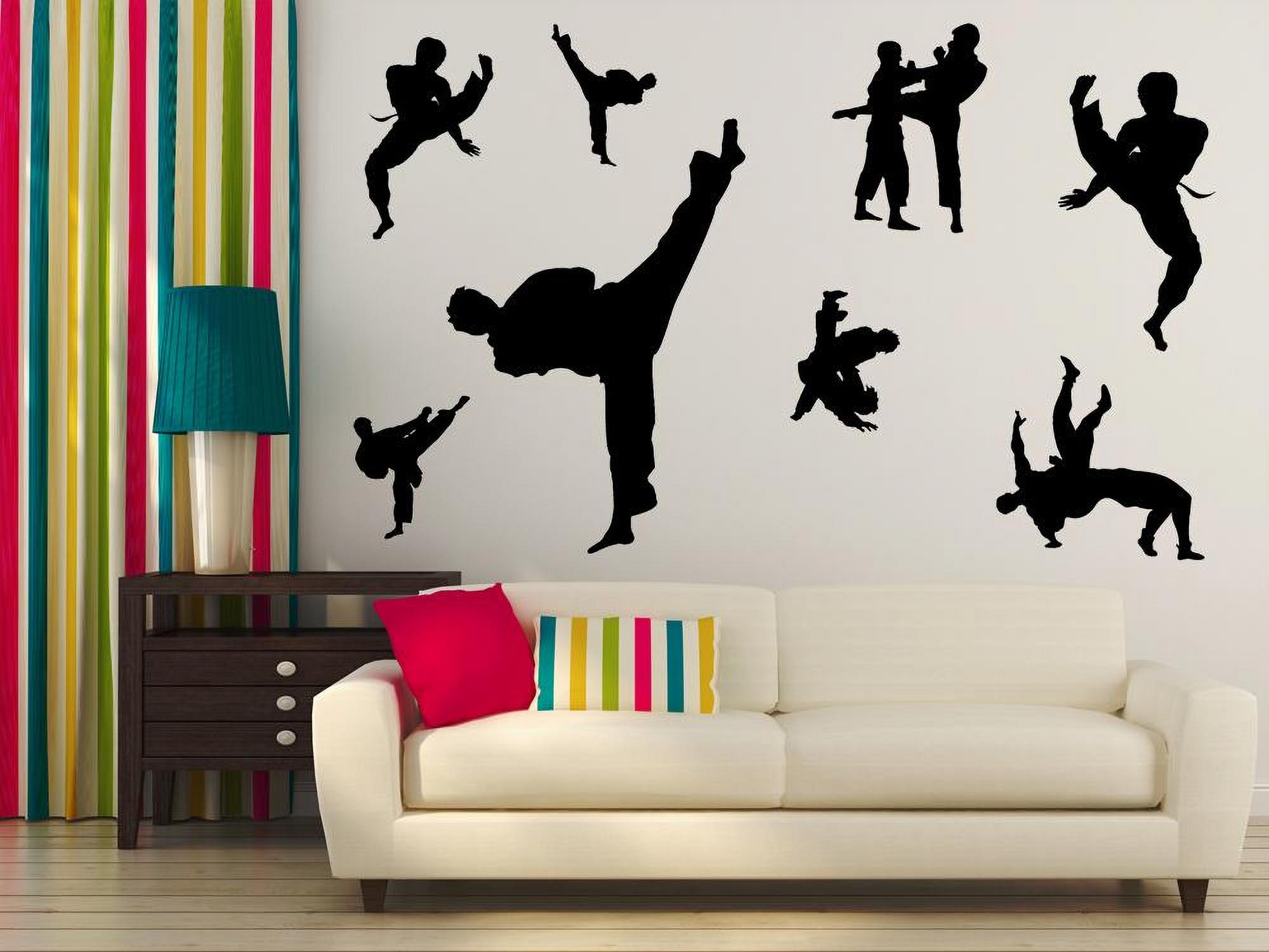 Assorted Tae Kwon Do Wall Decal Sticker Set by Wallmonkeys Peel and ...