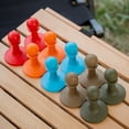 awjaisca 4Pcs Tarp Pole Tip Cover Lightnings Protections Cap Camping ...