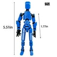 T13 Action Figure Titan 13 Action Figure Robot Action Figure 3D Printed ...