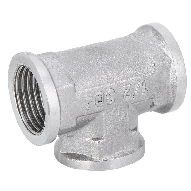 Threaded Pipe Connector,G1/2 to G1/2 to Pipe Fittings Tee Connector ...