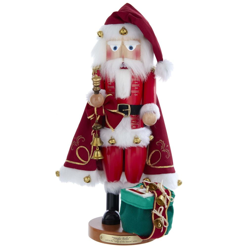 Kurt Adler 18.5-Inch Steinbach Jingle Bells Santa Musical Nutcracker ...