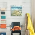 Masterpiece Art Gallery Sandcastle on the Beach by Mimi Payne Canvas ...