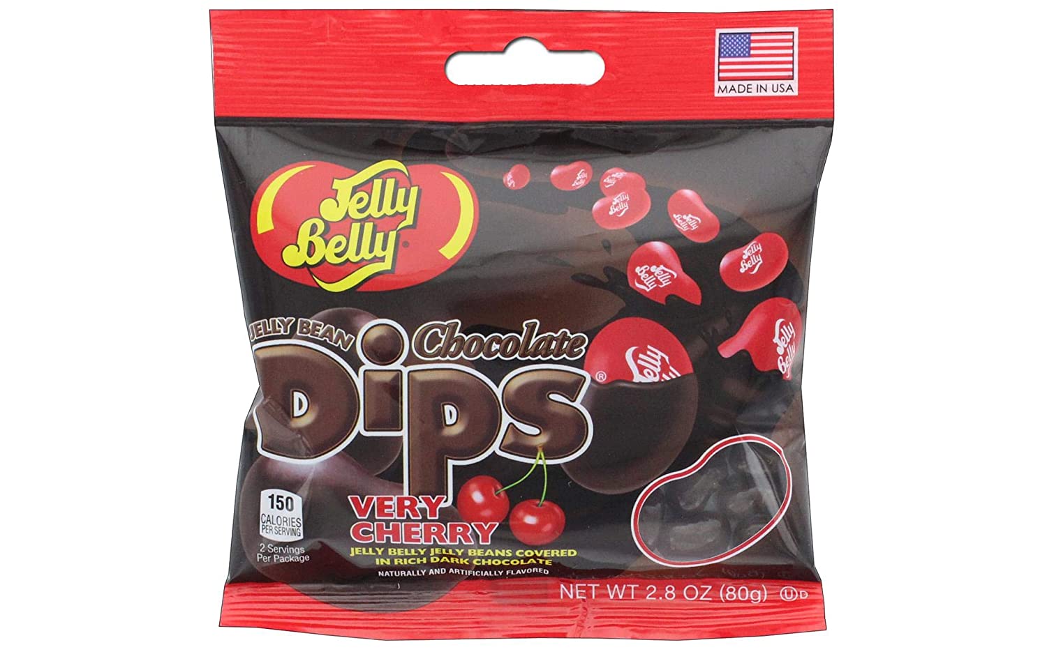 Jelly Belly, Very Chery Chocolate Jelly Beans, 2.8 Oz (Pack Of 12 ...