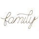 Stratton Home Decor Family Wire Script Wall Art - Walmart.com