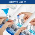 SUNLUG 5 Pcs Reusable Ice Packs for Coolers, Long Lasting Freezer Packs ...