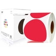 3 Inch Round Color-Code Dot Stickers, 500 Color Coding Circle Labels ...