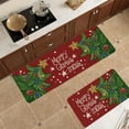 2 Pcs Winter Kitchen Mats Set,Christmas Indoor Decorations Snowflakes ...