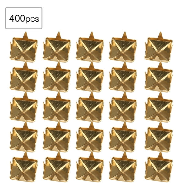 Spike Stud,400 Sets 4MM-7MM DIY Spike Rivets Square Spike Rivets Highly ...
