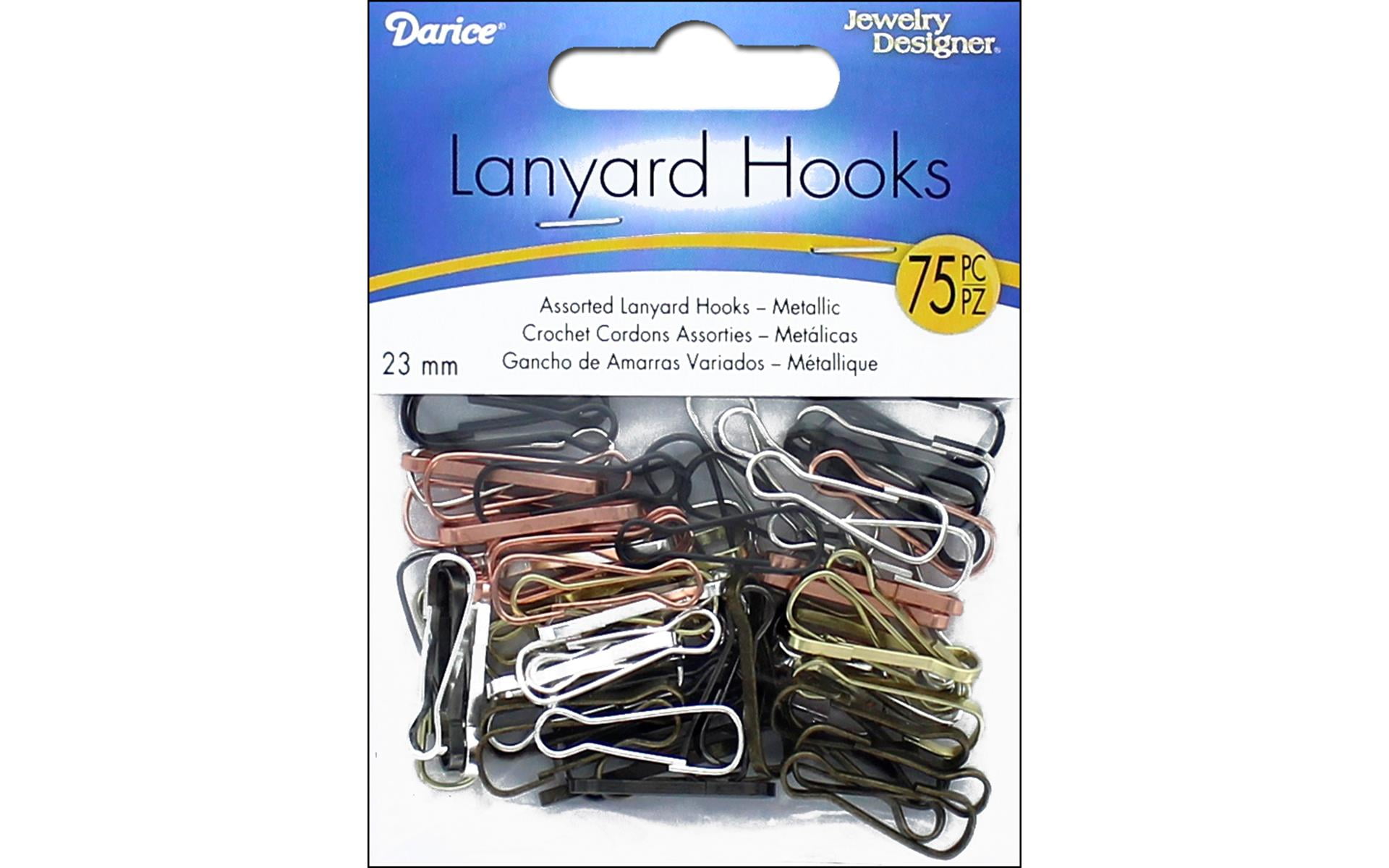 Assorted Metallic Lanyard Hooks: 7 x 23mm - Walmart.com