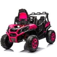 JOYRACER 4WD 24V Ride-On Toy Car with Dual XL Seats, 200W Motors ...