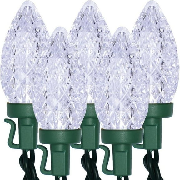 SHILIU-Christmas Tree Lights, 200 Count (2×100) Incandescent, 53ft ...