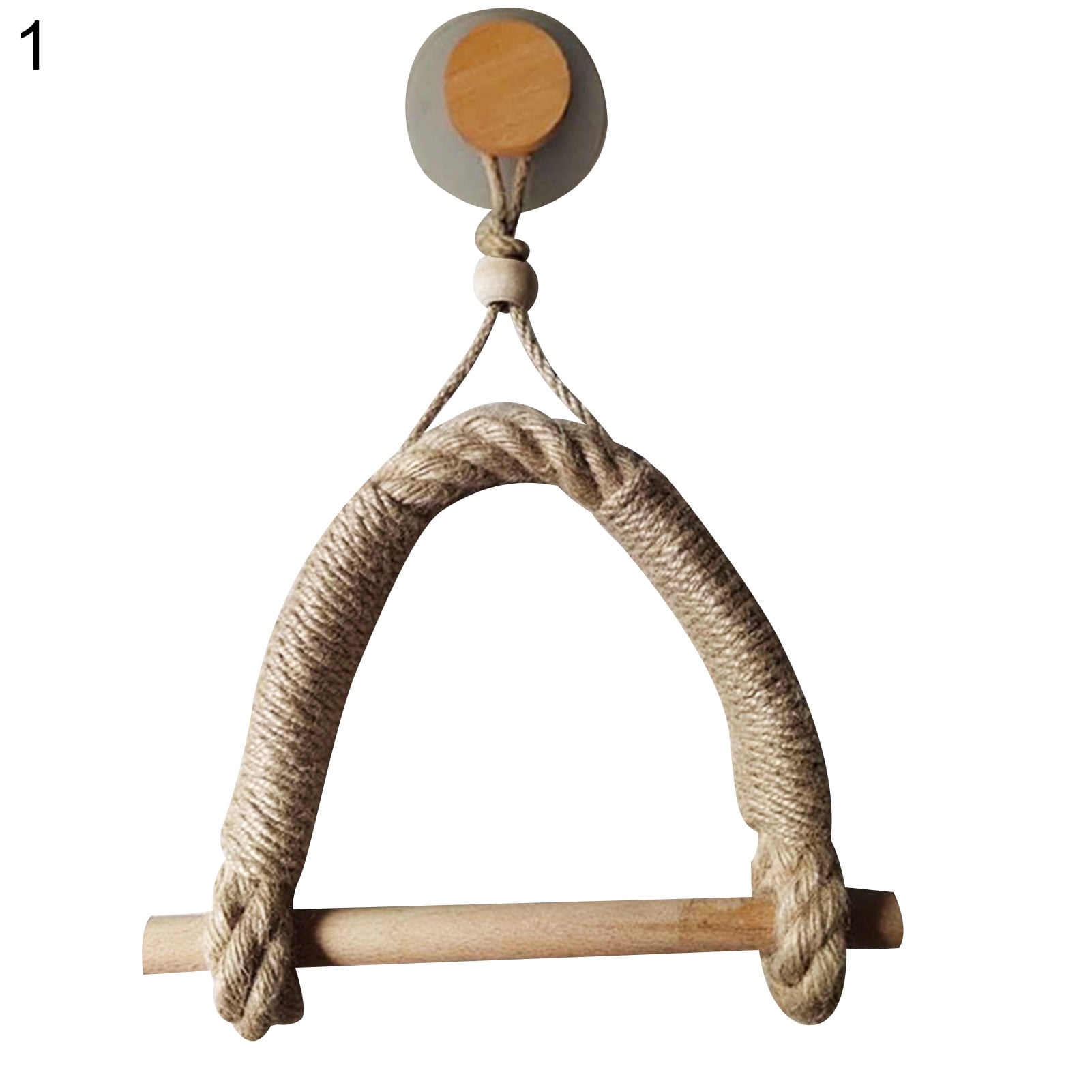 Punch Free Vintage Hemp Rope Hanging Bathroom Toilet Roll Paper Towel ...